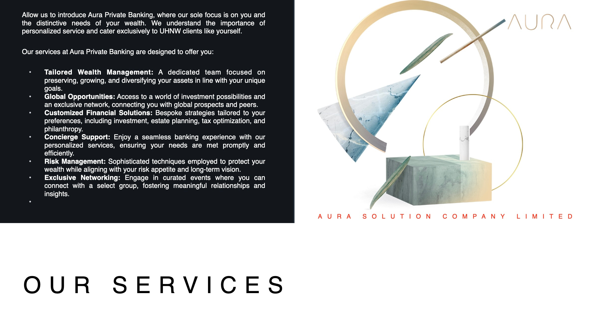 Our Services | Aura Solution Company Limited | Thailand