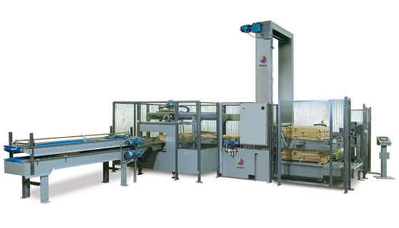 Model 75B High-Speed Low-Level Bag Palletizer | Cal-Pak, Inc.