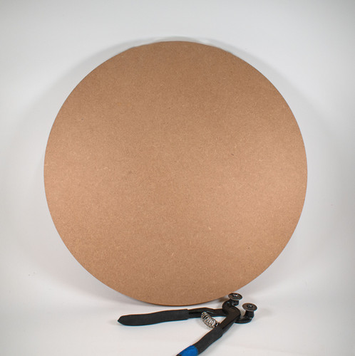 Unframed MDF round board 400mm diam (18mm deep) | Mosaic Workshop Ltd