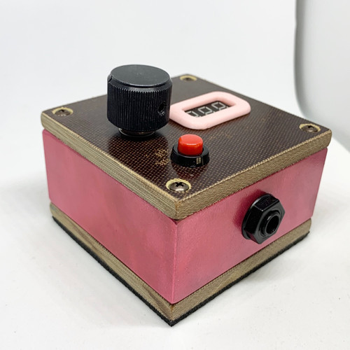 Transparent pink push button Apollo power supply | bloodmoneyirons