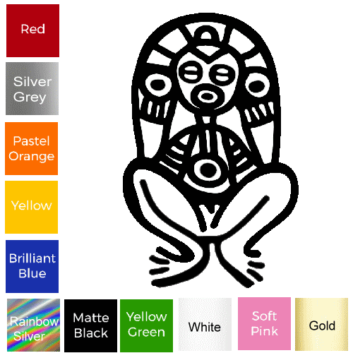 Abatey Taino Vinyl Sticker | PR Souvenirs