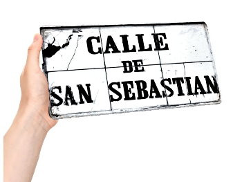 Calle de San Sebastian License Plate | PR Souvenirs