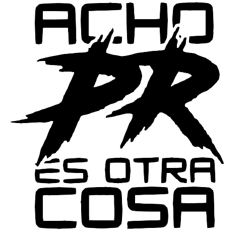 Acho PR es otra cosa Vinyl Sticker | PR Souvenirs