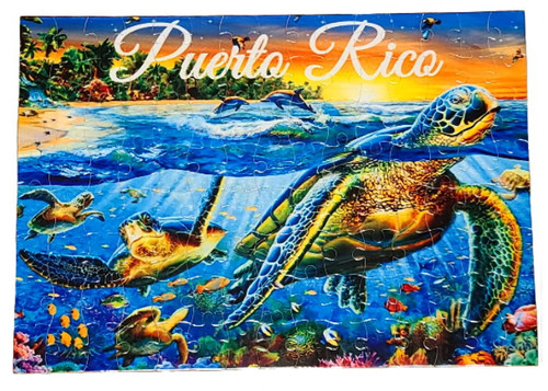 Puerto Rico Jigsaw Puzzle ( 120 PCS ) | PR Souvenirs