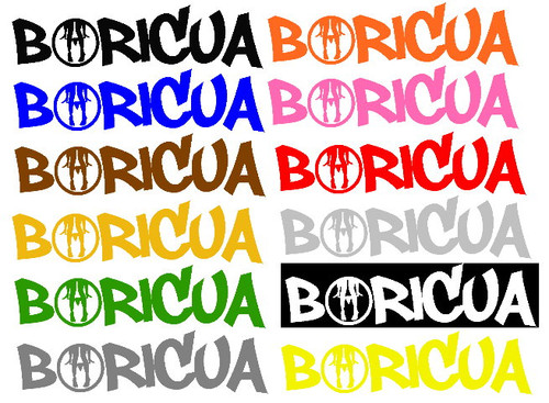 Boricua Vinyl Sticker | PR Souvenirs