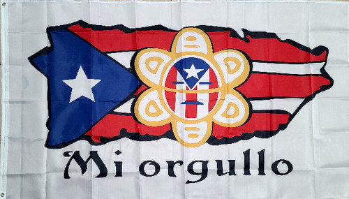 Puerto Rico Flag , Island & Sun Taino 3 X 5 Feet W/ Brass Grommet | PR ...
