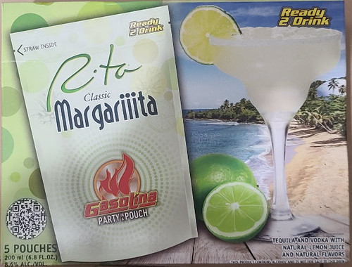 Gasolina Rita ( Classic Margariiita ) 20 Pouch Pack | PR Souvenirs