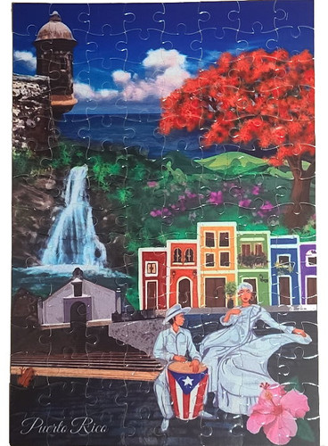 Puerto Rico Jigsaw Puzzle ( 120 PCS ) | PR Souvenirs