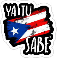 Ya Tu Sabe & PR Flag Stickers | PR Souvenirs