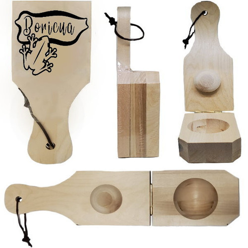 Wood Crafts Puerto Rico Wood Tostonera | PR Souvenirs