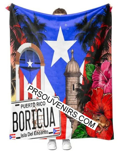 Puerto Rico Throw Blanket & Fleece | PR Souvenirs