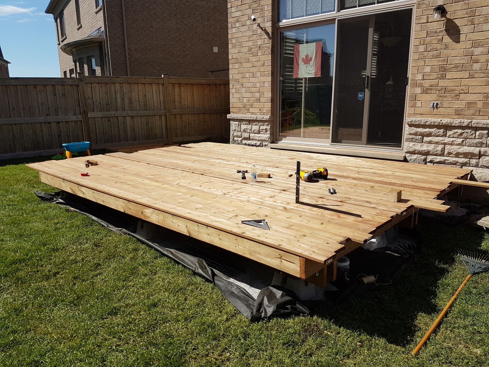 The Makings of a Floating Deck