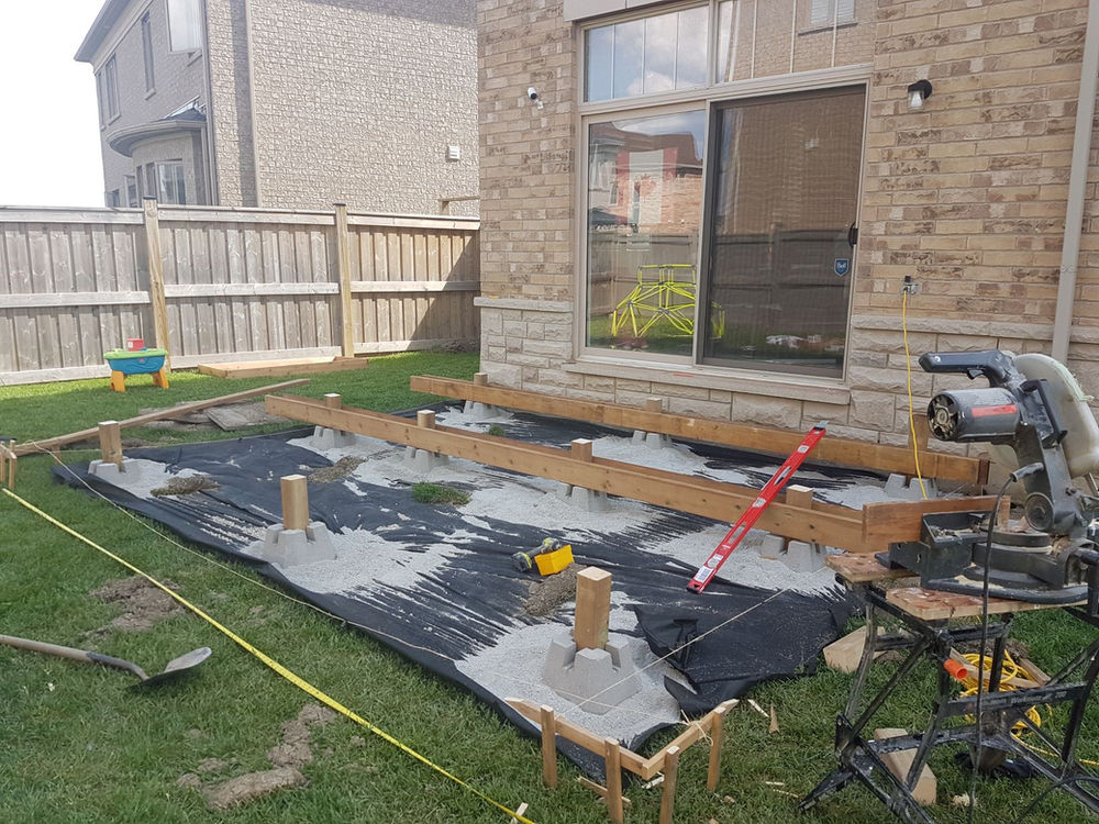 The Makings of a Floating Deck