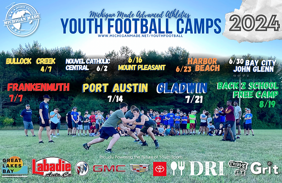 Youth Football Camps | Michigan Made | USA