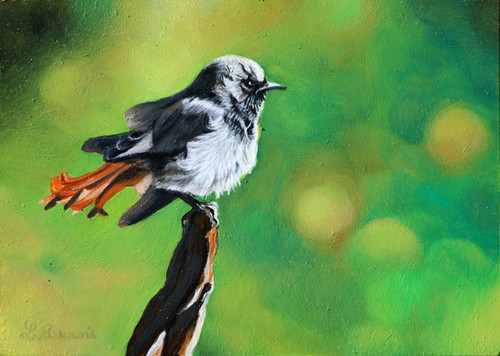 After Bath by artist Laurence Saunois | Lovetts Fine Art Gallery
