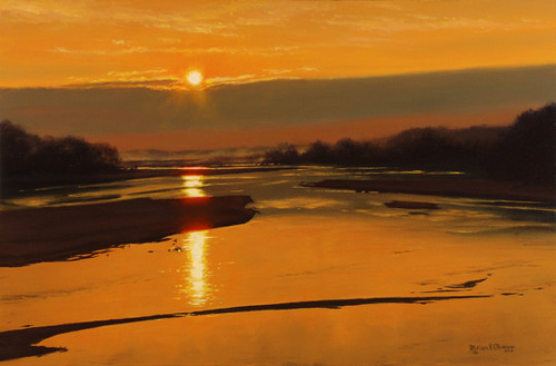 Gold River by artist Brain Slawson | Lovetts Fine Art Gallery