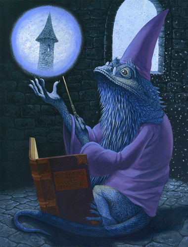 A Wizard Lizard's Blizzard by artist C.M. Duffy | Lovetts Fine Art Gallery