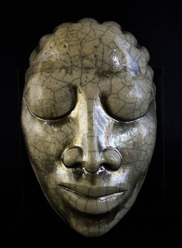 Gold Mask by artist Gene Pearson | Lovetts Fine Art Gallery