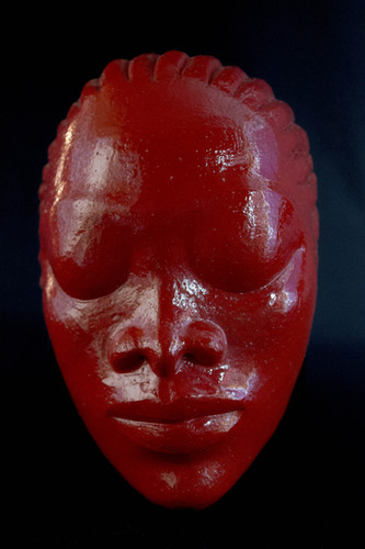 Red Mask by artist Gene Pearson | Lovetts Fine Art Gallery