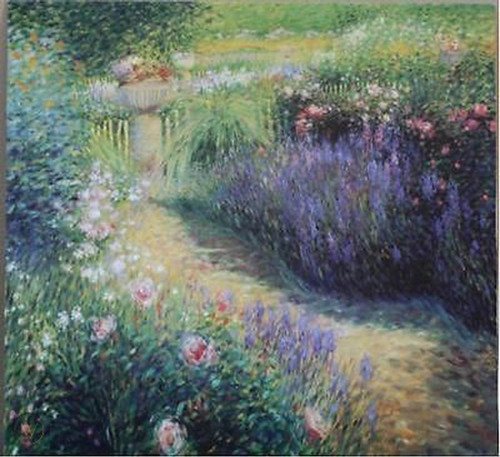 Pathway with Pot by artist Greg Singley | Lovetts Fine Art Gallery