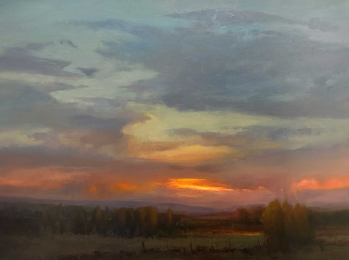 October Rust by artist Christine Code | Lovetts Fine Art Gallery