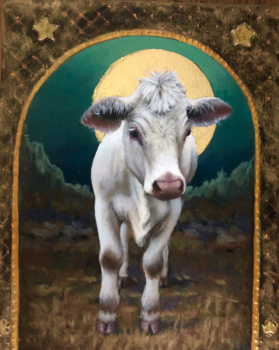 Sacred Cow by artist Christina Ramos | Lovetts Fine Art Gallery