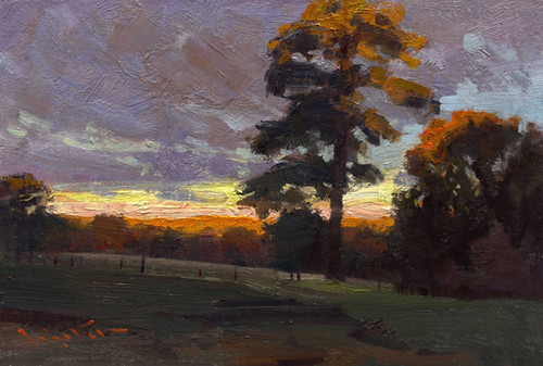 Fall's Kiss by artist John P. Lasater IV | Lovetts Fine Art Gallery