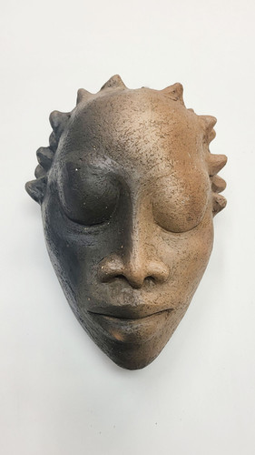 Black and Brown Bumpy Mask by artist Gene Pearson | Lovetts Fine Art ...