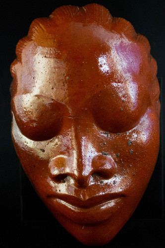 Orange Mask by artist Gene Pearson | Lovetts Fine Art Gallery