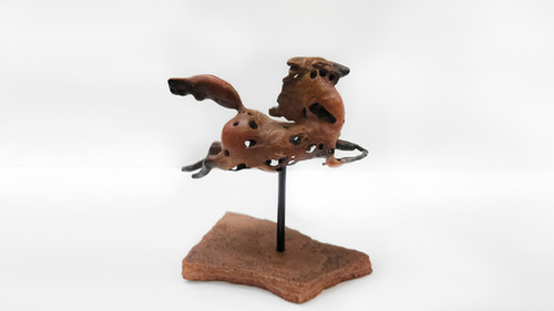 Leaping Red Mare by artist Timothy Nimmo | Lovetts Fine Art Gallery