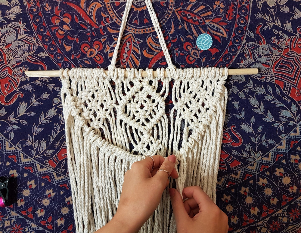 Beginners Lessons - Step 2 Free Macrame Pattern and Full Tutorial