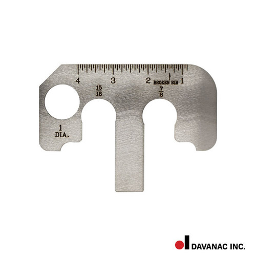 08-8890 - WHEEL DEFECT GAUGE W627-1 | Davanac Inc.