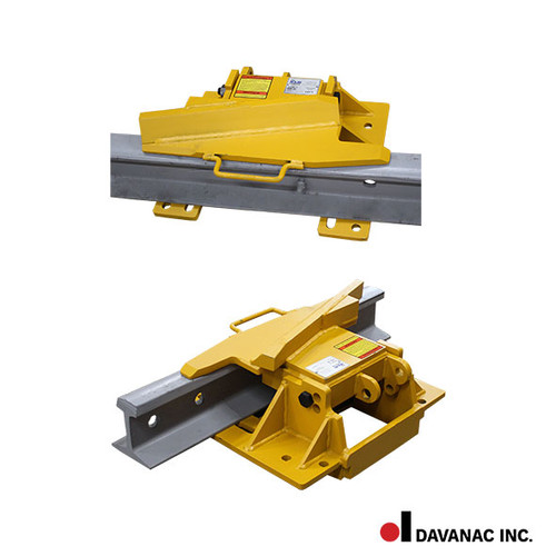 08-8900 - HINGED DERAIL, 70-110-LB RAIL, LEFT-HAND THROW | Davanac Inc.