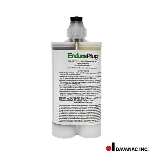 99-3602 - TIE PLUGGING COMPOUND, DUAL CARTRIDGE (200ML) | Davanac Inc.