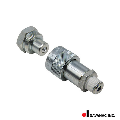 08-1015 - HI-FLOW COUPLER 3/8" | Davanac Inc.