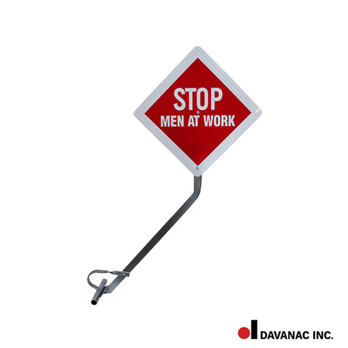 44-0002 - RED SIGN "STOP, CREW AT WORK" | Davanac Inc.