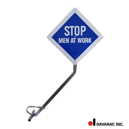 44-0001 - BLUE SIGN "STOP, CREW AT WORK" | Davanac Inc.
