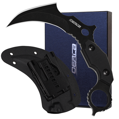 OERLA OL-0019BE Double Edge Karambit tactical Knife Full Tang 420HC ...