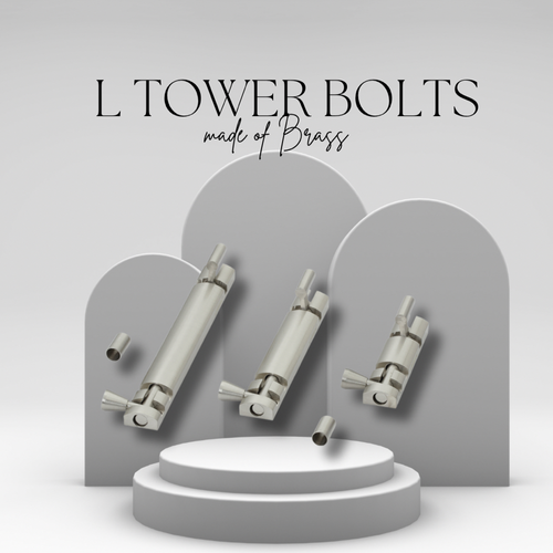 Hreda L Tower Bolts: Secure Wardrobe Locking from Inside – Durable ...