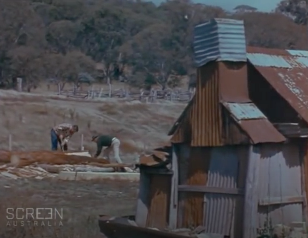 How An Australian Timber Slab Hut Is Built