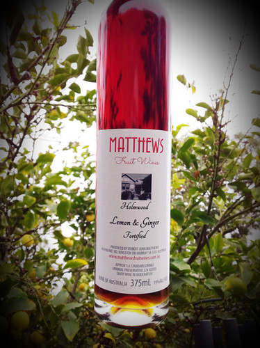 LEMON GINGER FORTIFIED 375mL | Matthews Fruit Wines