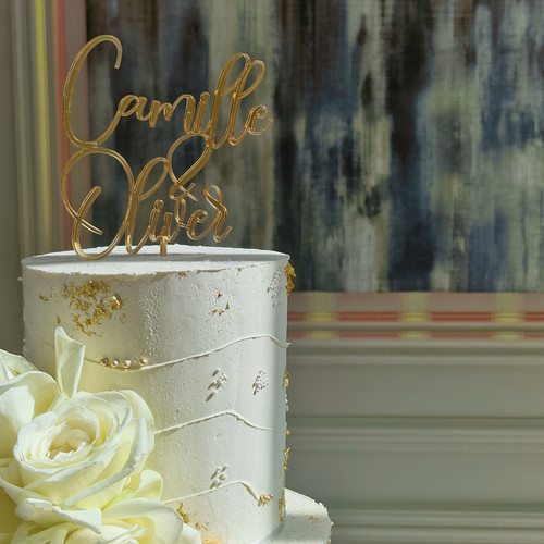 First names cake topper | LinnaCakes