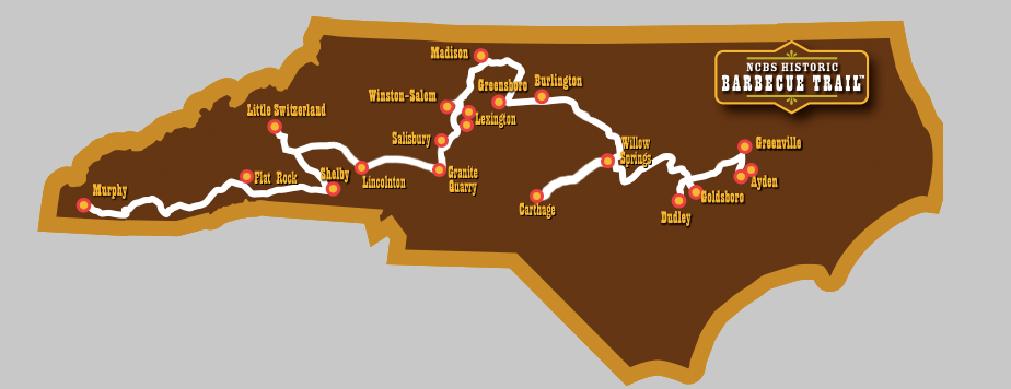 This epic road trip takes you to North Carolina's best barbecue restaurants