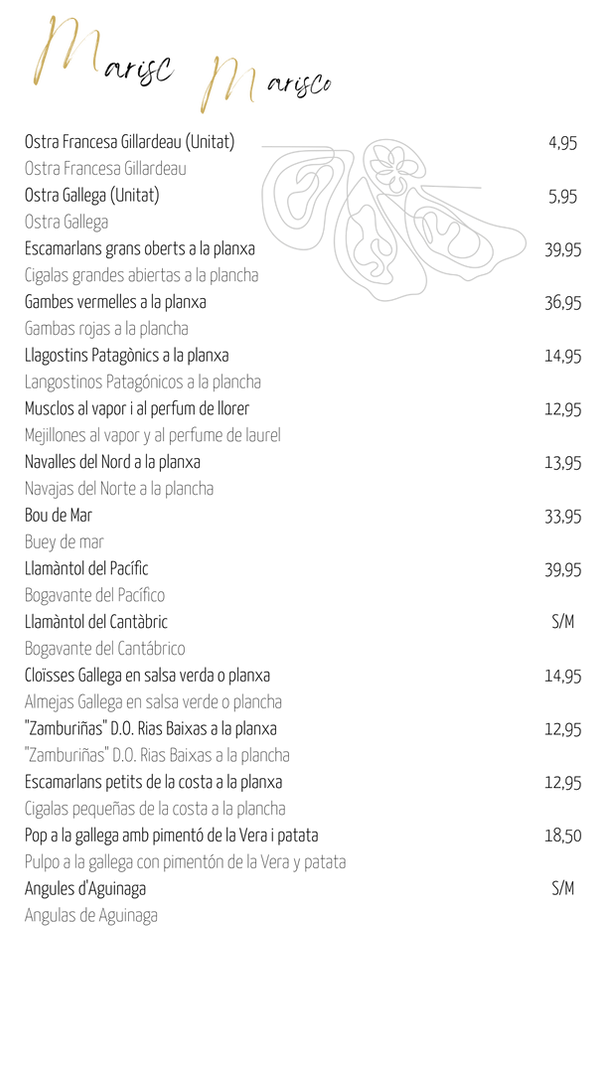 Carta | Restaurant Don Denis