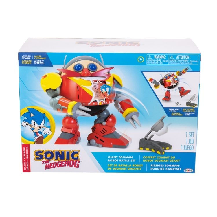 Robit Battle set Eggman gigante Sonic | Wish Toys