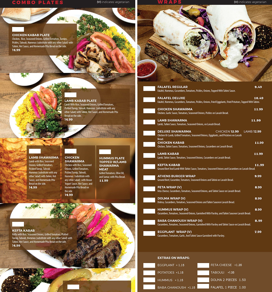 VALENCIA MENU | TRULY MEDITERRANEAN