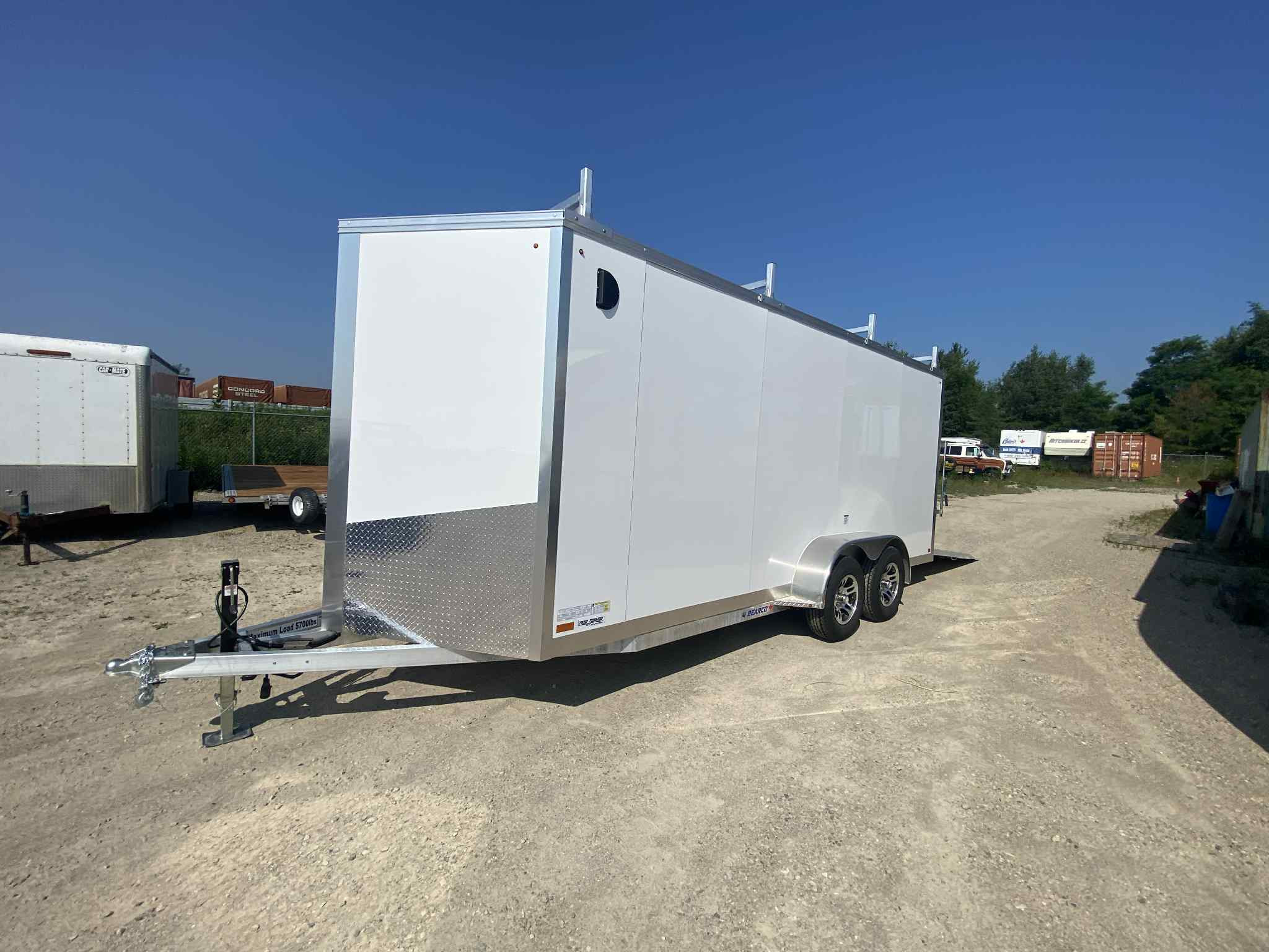 2025 BEARCO 7x18 Deluxe Enclosed Trailer – Fully Aluminum |Team Trailers