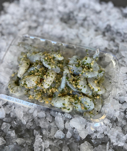 Marinated Australian Garlic Prawns | Moofish