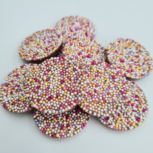 Chocolate Flavour Disco Disks x10 | Sweet Paradise