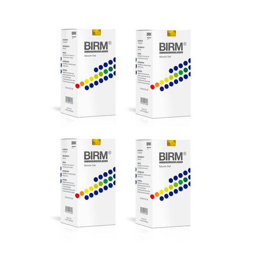 Pack x4 Jarabe BIRM INMUNOMODULADOR 120 ml